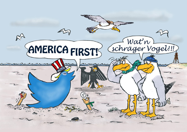 MARKA DESIGN » Küste - Cartoon, Illustration und Karikatur